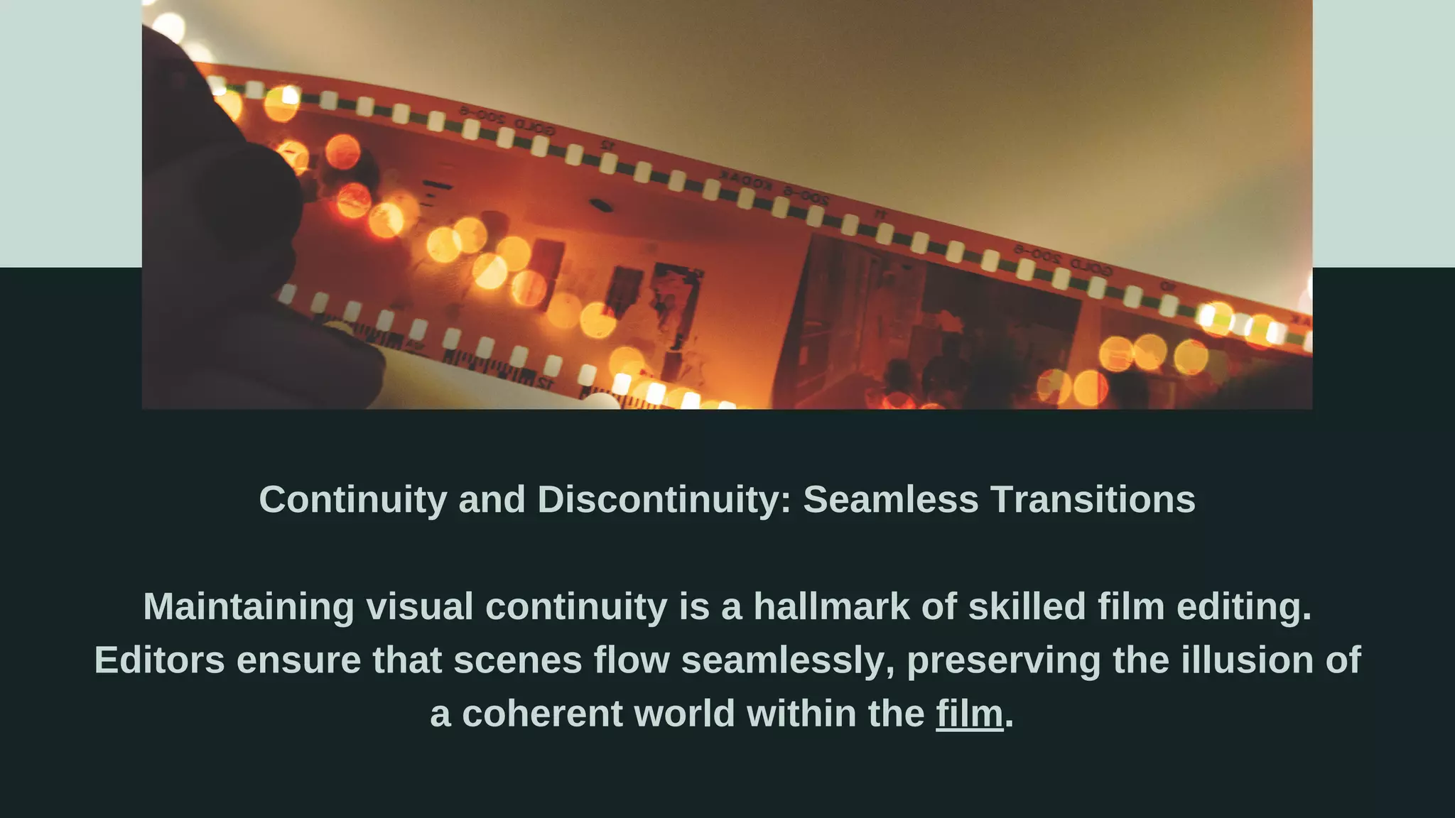 Behind the Frame: Unveiling the Enigma of Film Editing | PDF