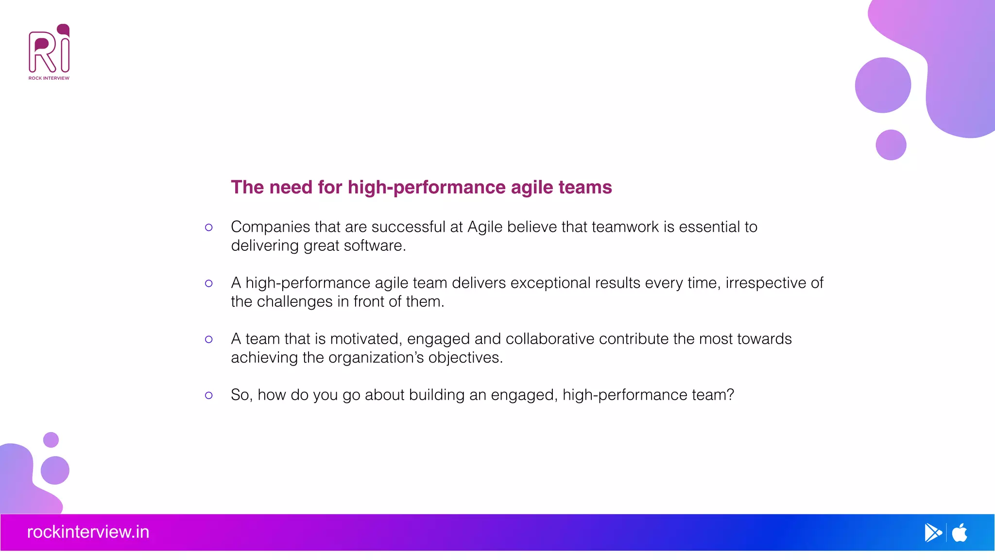 Secrets Of High Performing Agile Teams | PPT
