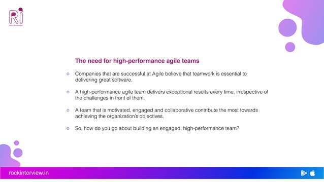 Secrets Of High Performing Agile Teams | PPT