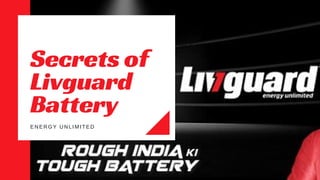 Secrets of livguard battery | PDF
