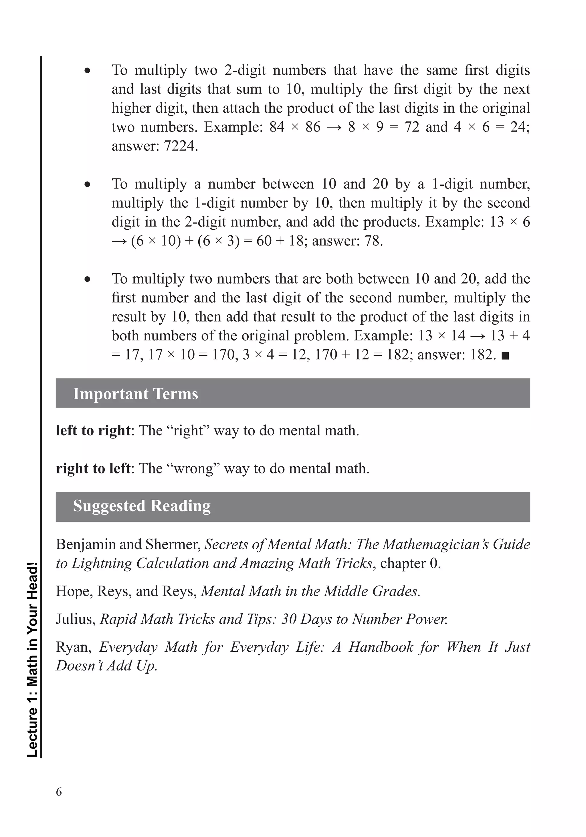 Secrets of mental math | PDF