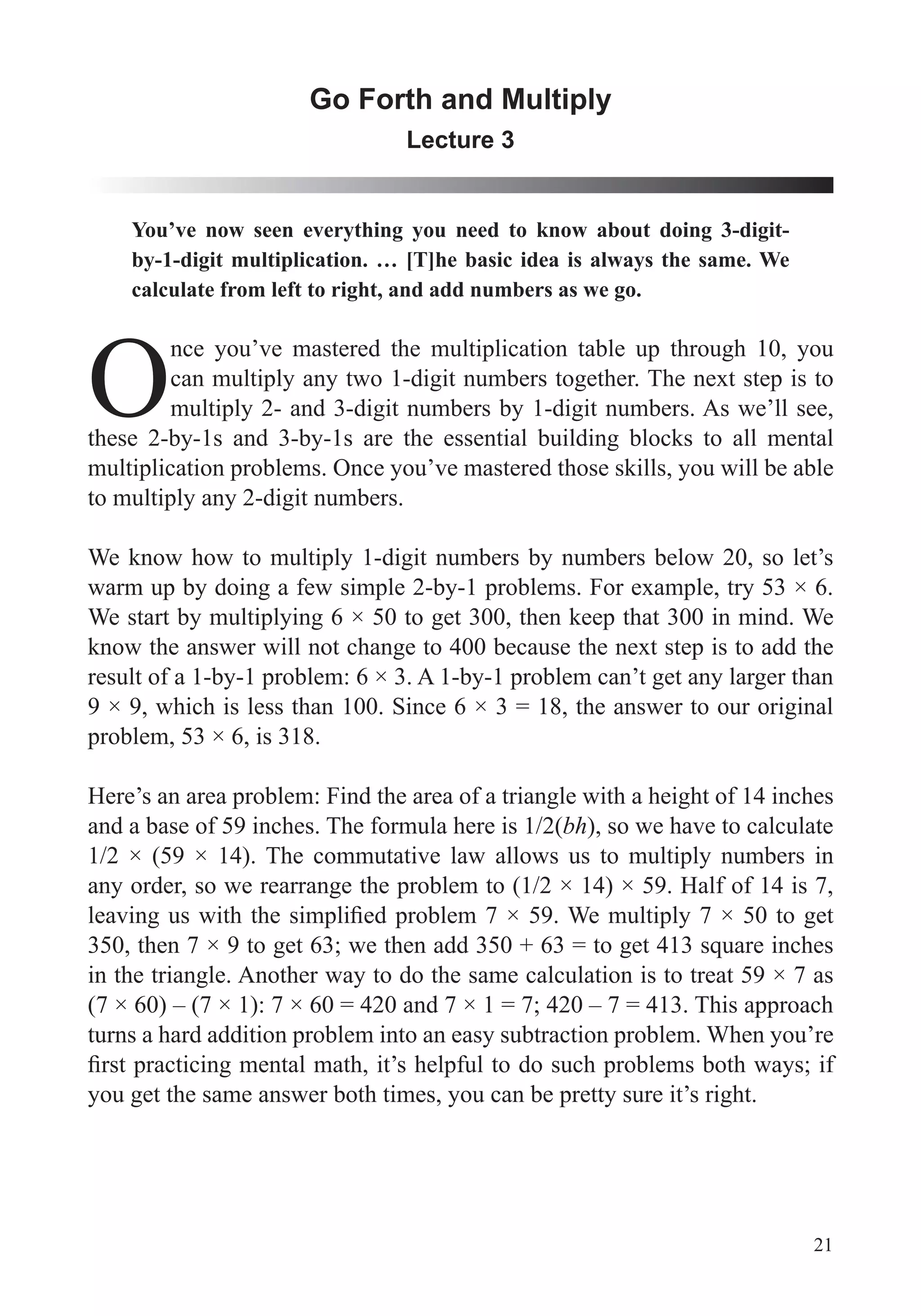 Secrets of mental math | PDF