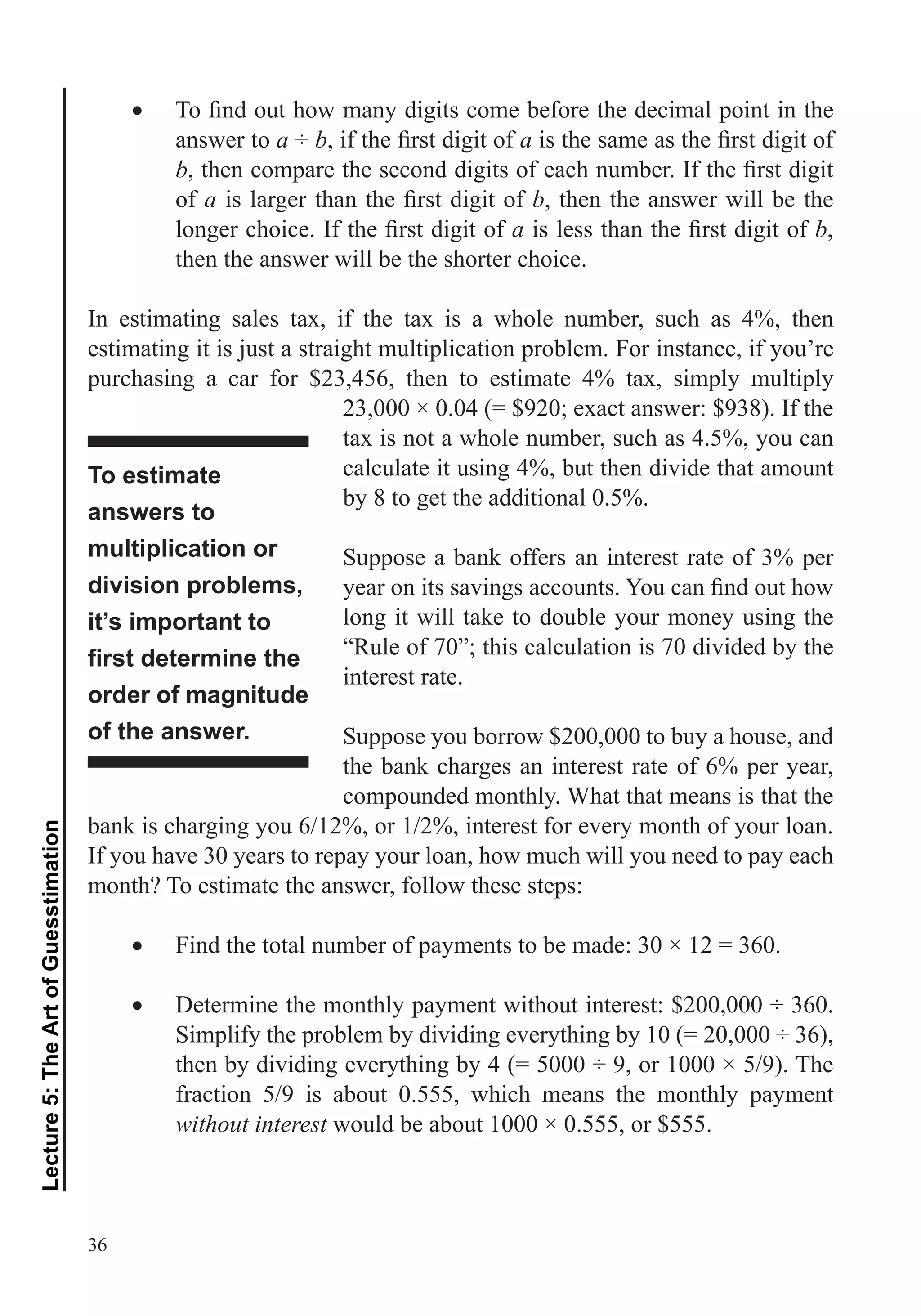 Secrets of mental math | PDF