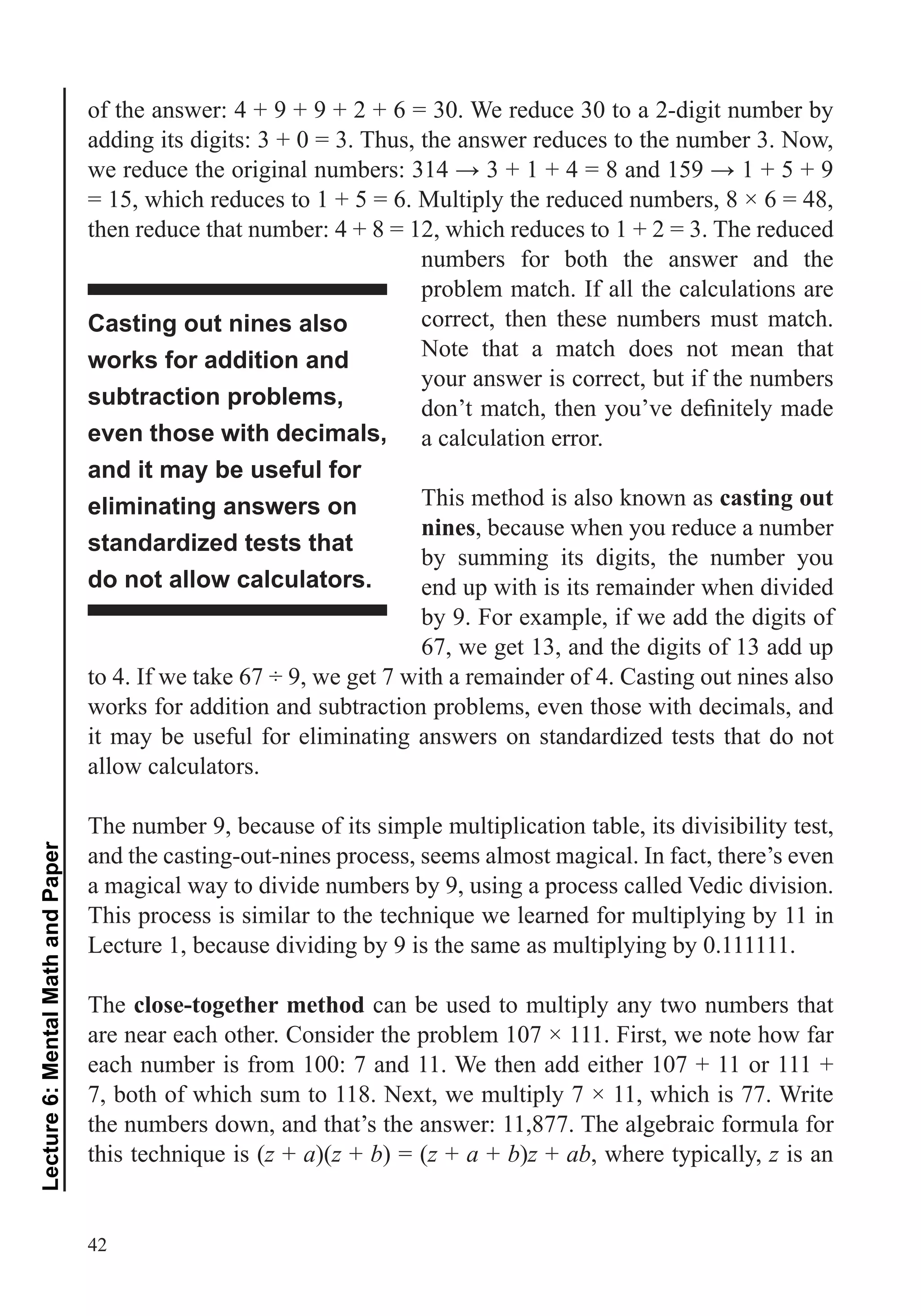 Secrets of mental math | PDF