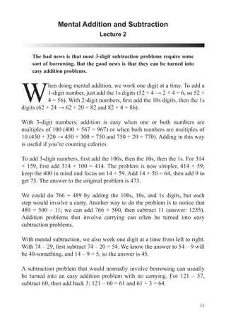 Secrets of mental math | PDF