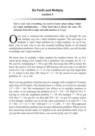 Secrets of mental math | PDF
