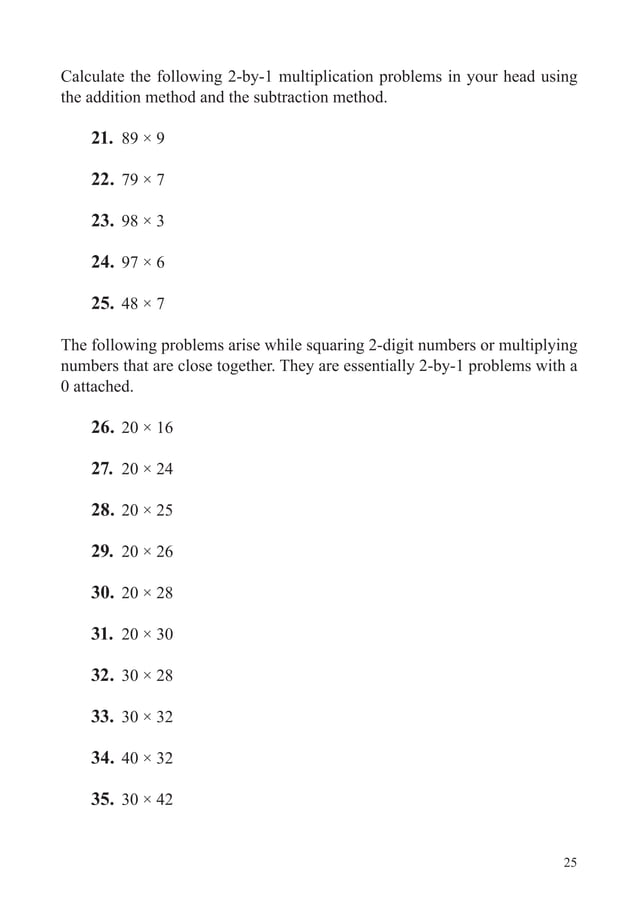 Secrets of mental math | PDF