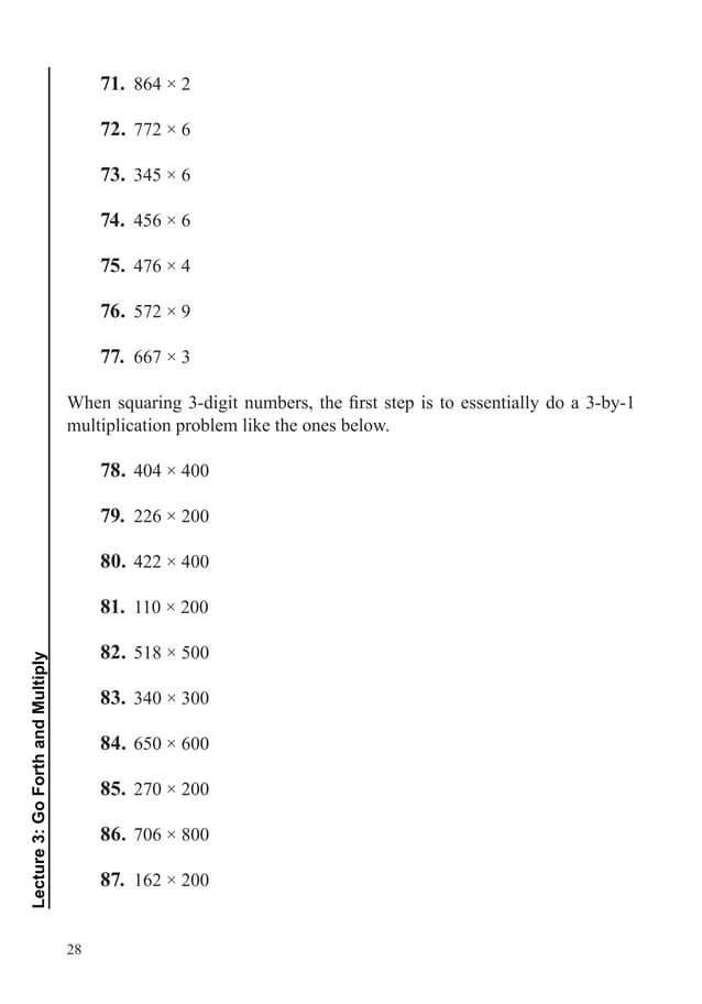 Secrets of mental math | PDF