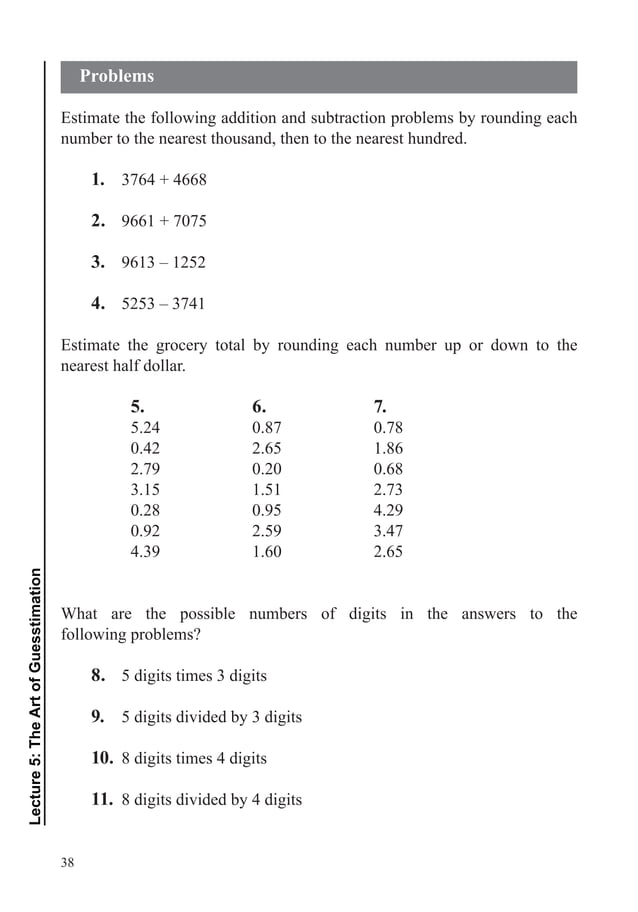 Secrets of mental math | PDF