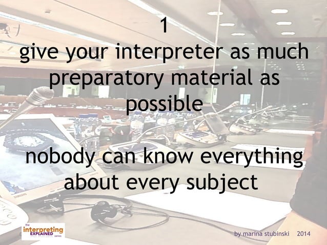 Secrets of simultaneous interpreting split attention | PPT