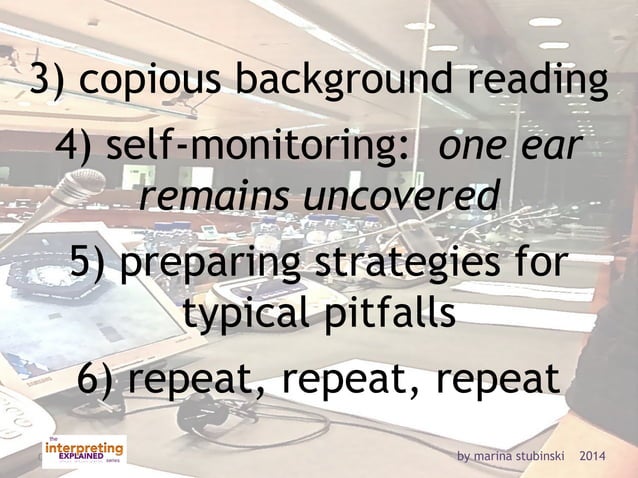 Secrets of simultaneous interpreting split attention | PPT