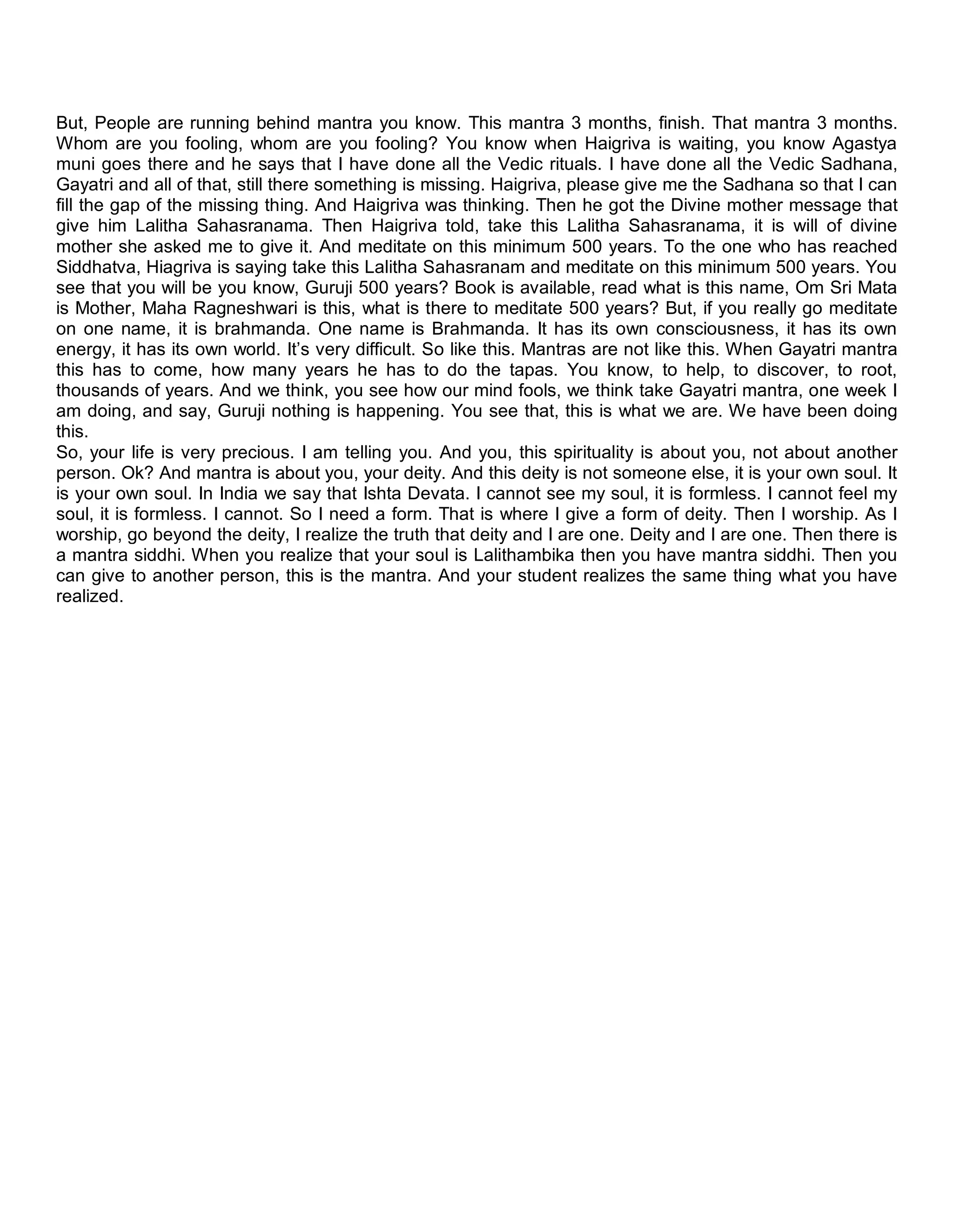 Secrets of srividya mantra deeksha and siddhi - by Sri Sadguru Sivapremanandaji | PDF