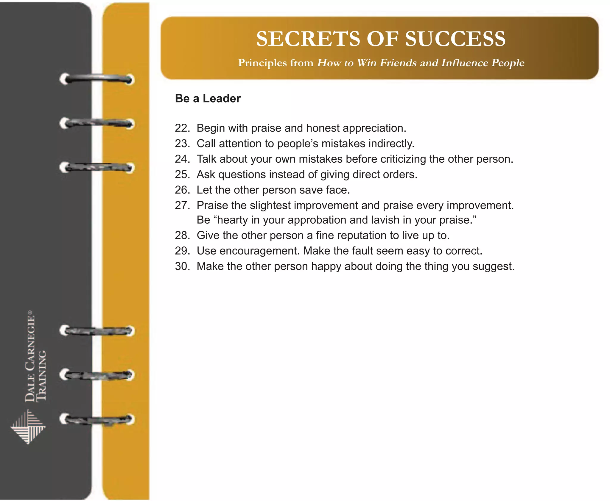 Secrets of success | PPT