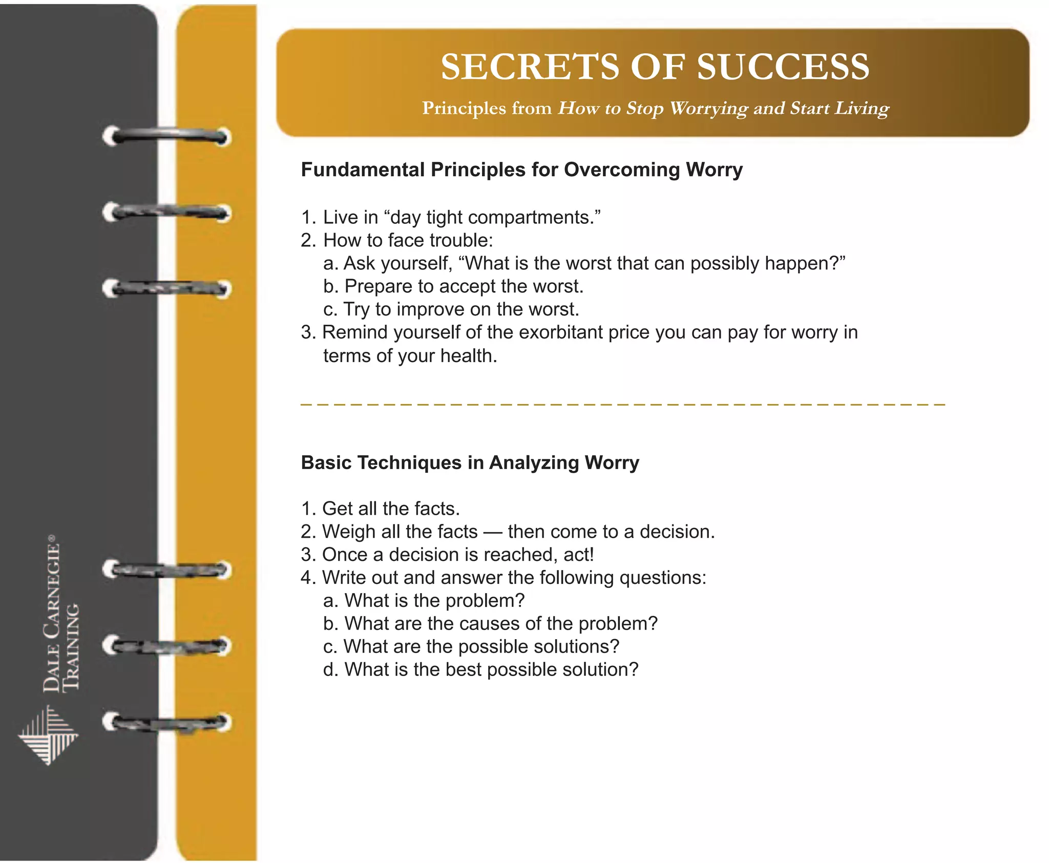 Secrets of success | PPT