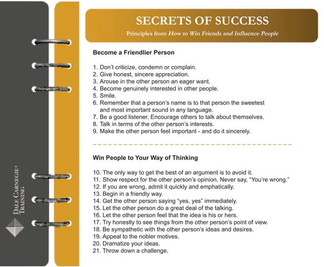 Secrets of success | PPT