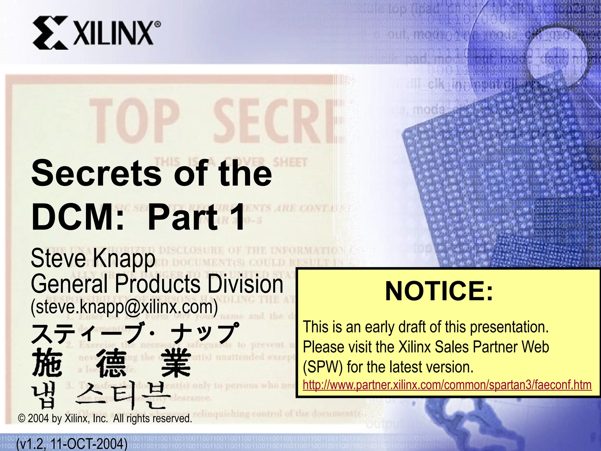 Secrets of the DCM___________________.ppt