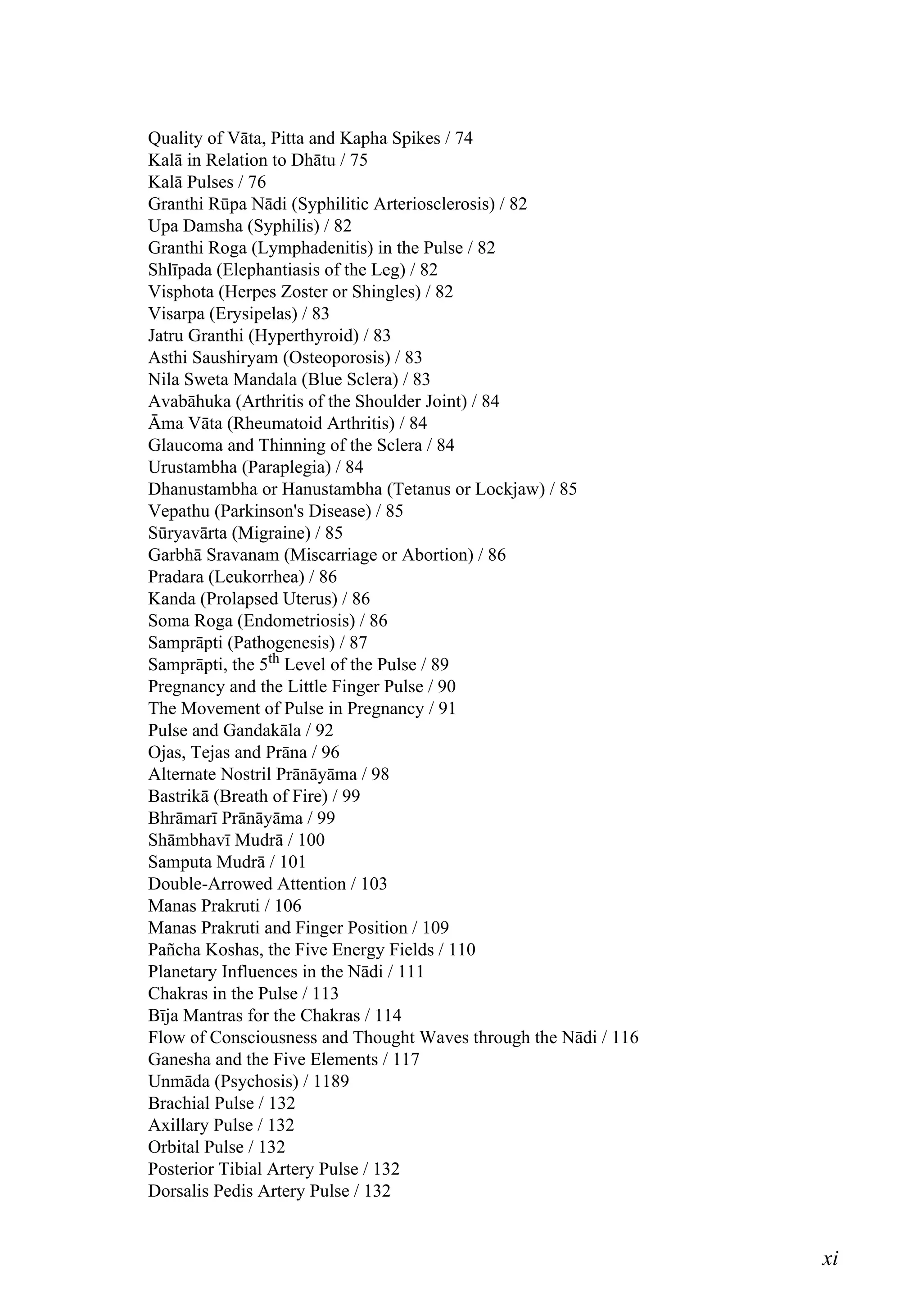 Secrets of the pulse vasant | PDF