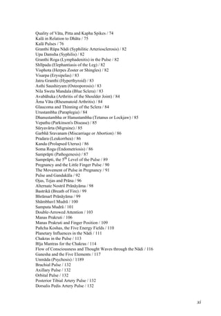 Secrets of the pulse vasant | PDF