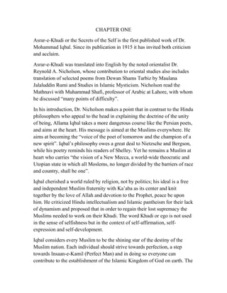 Iqbal Chapter Summaries – Iqbal Chapters 1-3 Summary & Analysis – ZKMPP