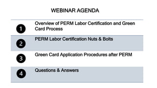 Winning a Green Card through PERM Labor Certification | PPT