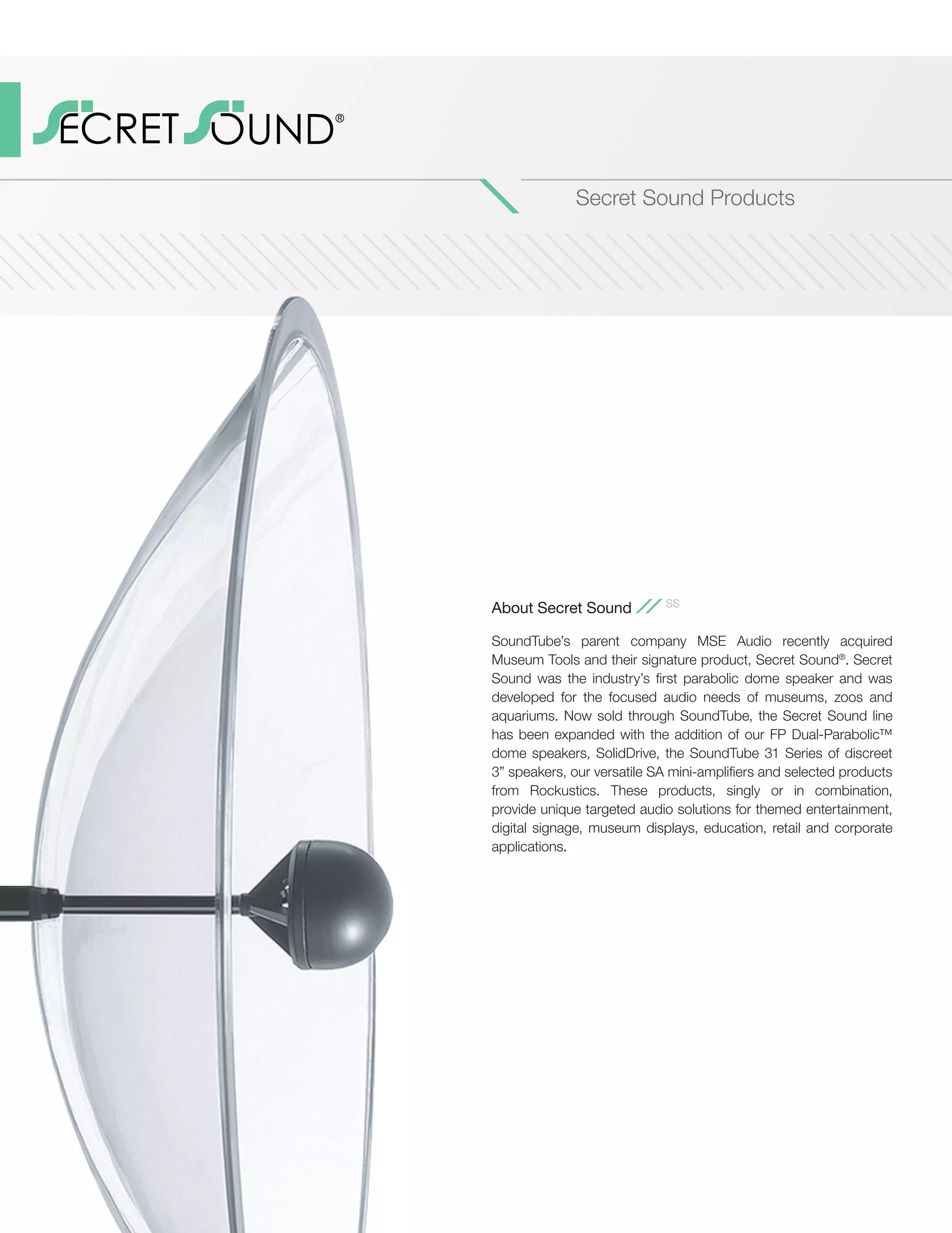Secret sound brochure | PDF