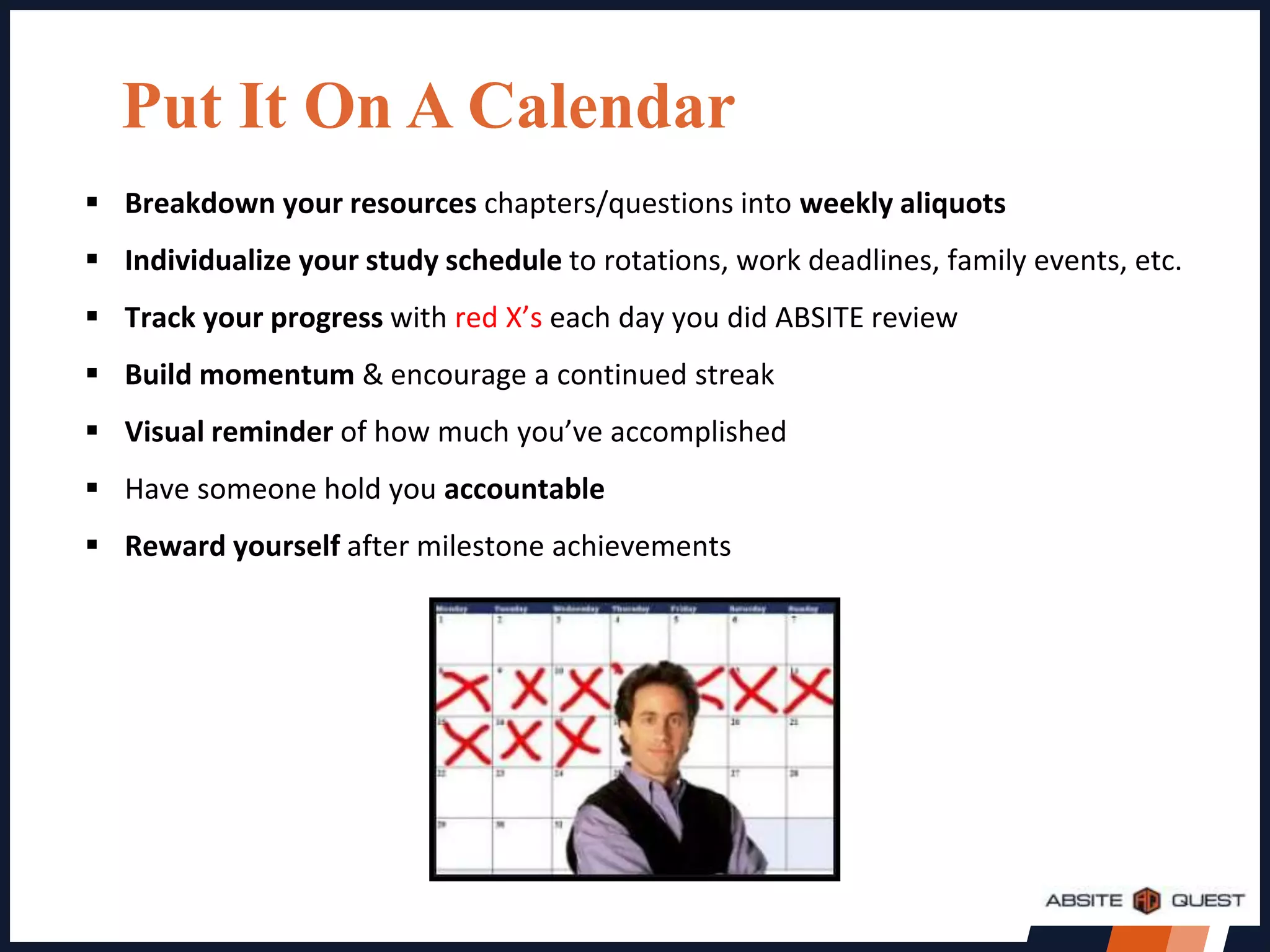 Secrets to ABSITE Studying & Success - ABSITE Quest | PPTX