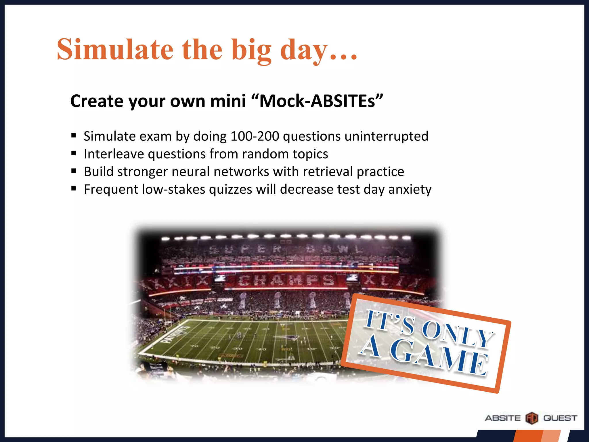 Secrets to ABSITE Studying & Success - ABSITE Quest | PPTX