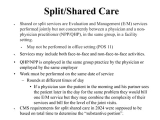 Demystifying Shared Care and "Incident To" Billing: 2024 Updates | PDF