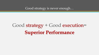 Secrets to successful strategy execution | PPTX | Business ...