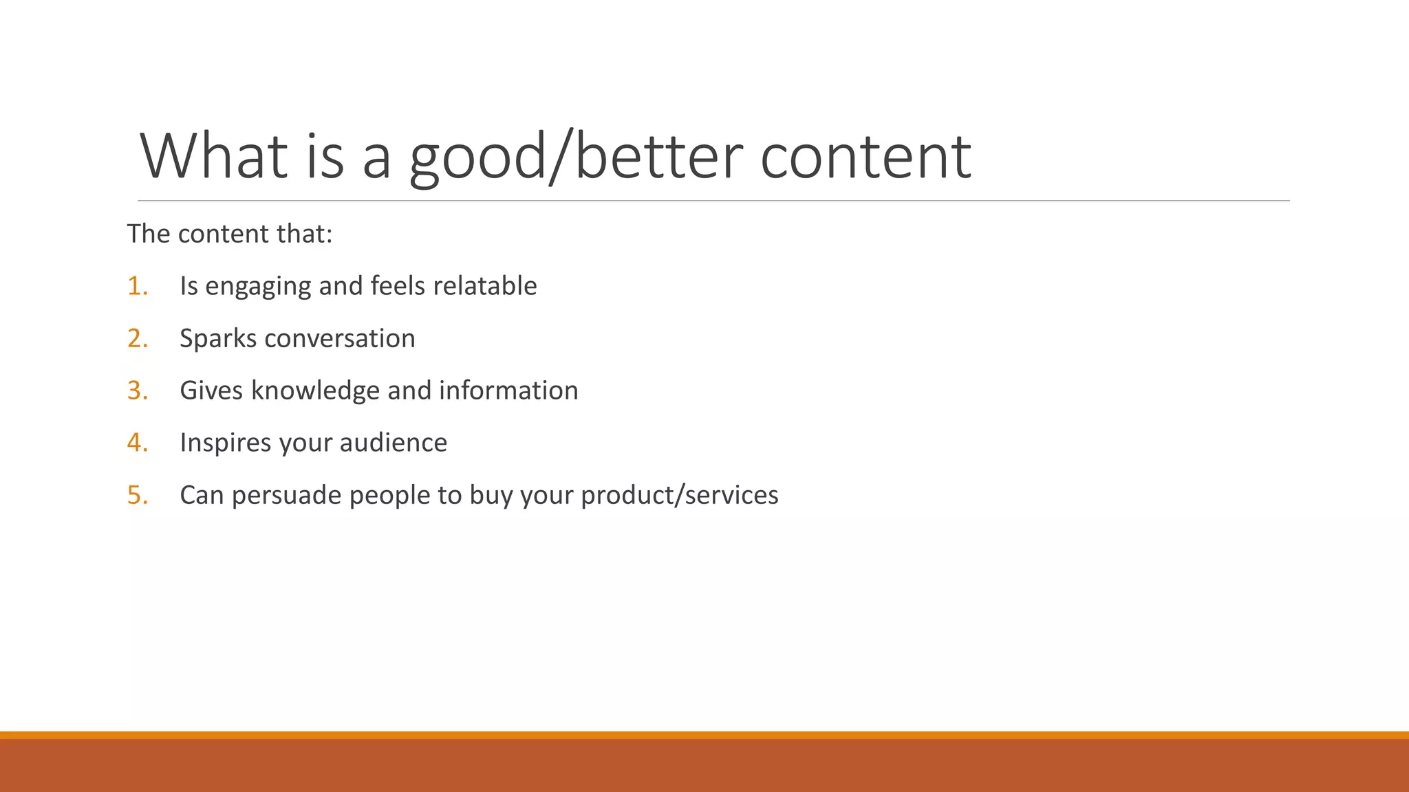 Secrets to writing better content | PPT