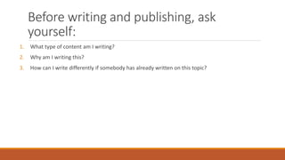 Secrets to writing better content | PDF
