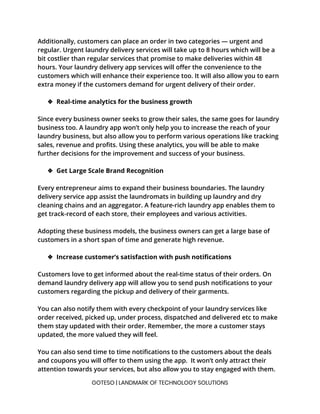 Secret strategies to increase your sale with an online laundry delivery ...