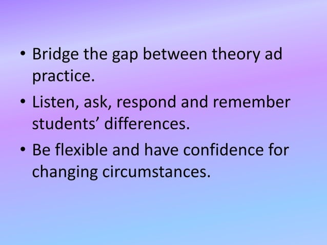 Secret to good teaching | PPTX