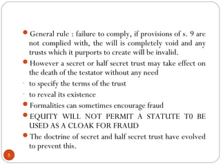 Secret trust | PPT