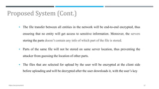 SECRY - Secure file storage on cloud using hybrid cryptography | PPTX