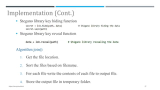 SECRY - Secure file storage on cloud using hybrid cryptography | PPTX
