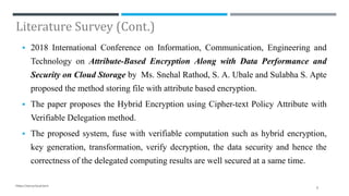 SECRY - Secure file storage on cloud using hybrid cryptography | PPTX