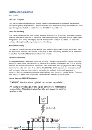 manual SECURE programmer heating thermostat | PDF