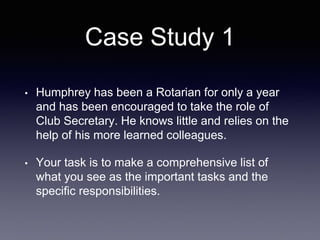 Training for Club Secretaries | PPTX