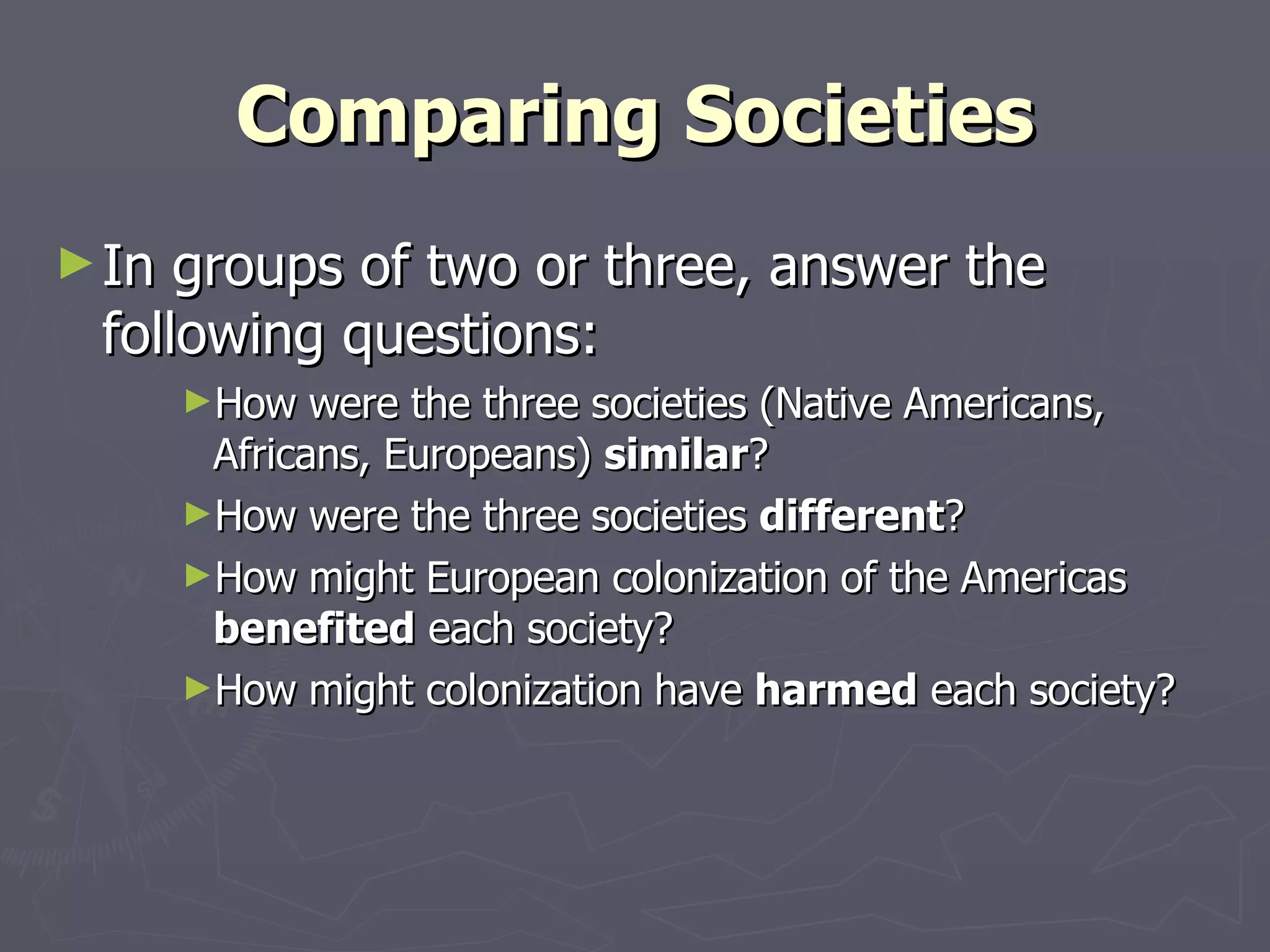 American History Chapter 1 | PPT