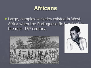 American History Chapter 1 | PPT