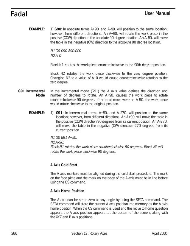 Fadal Parts Manual | PDF | Radio Control | Hobbies & Interests
