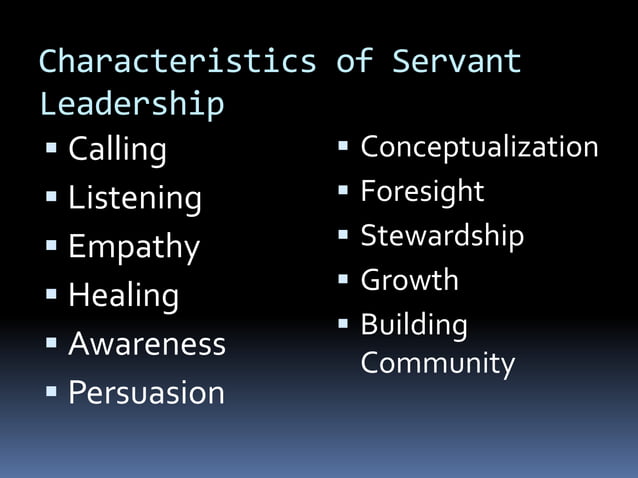 Servant Leadership | PPTX