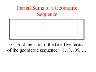 Sect Geometric sequence to download7.3.ppt