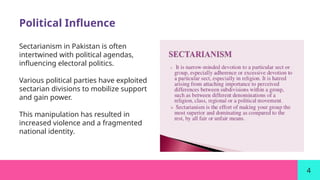 Sectarianism-in-pakistan, history's of Pakistan | PPT