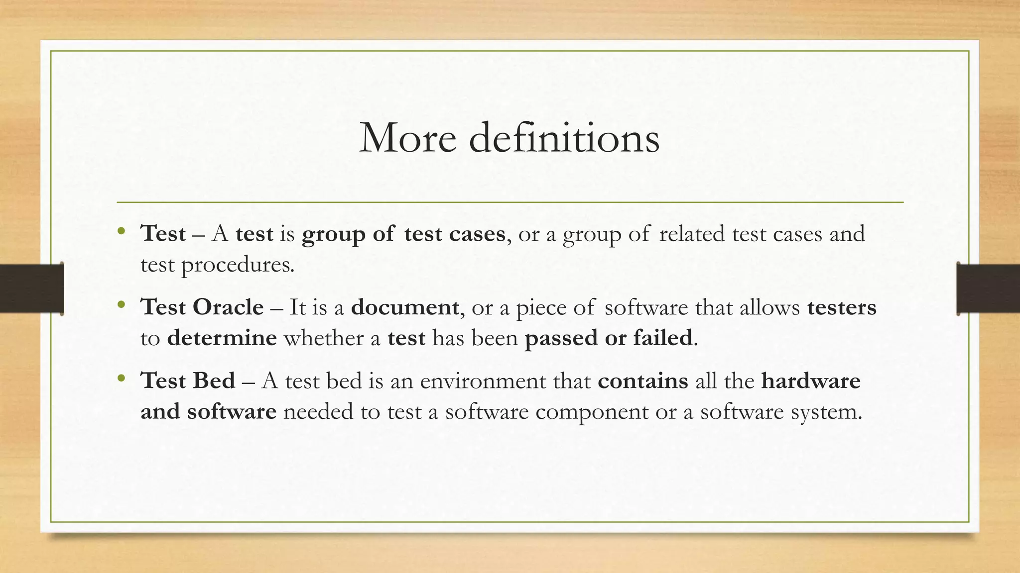 Introduction To Software Testing Pptx Operating Systems Computer Software And Applications