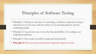 Introduction to software testing | PPTX