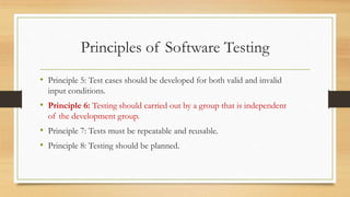 Introduction to software testing | PPTX