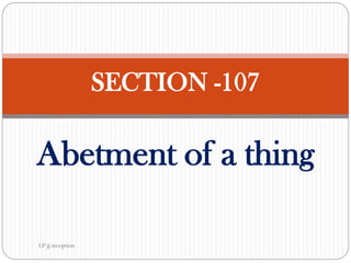 ABETMENT | PDF