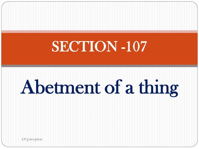 ABETMENT | PDF